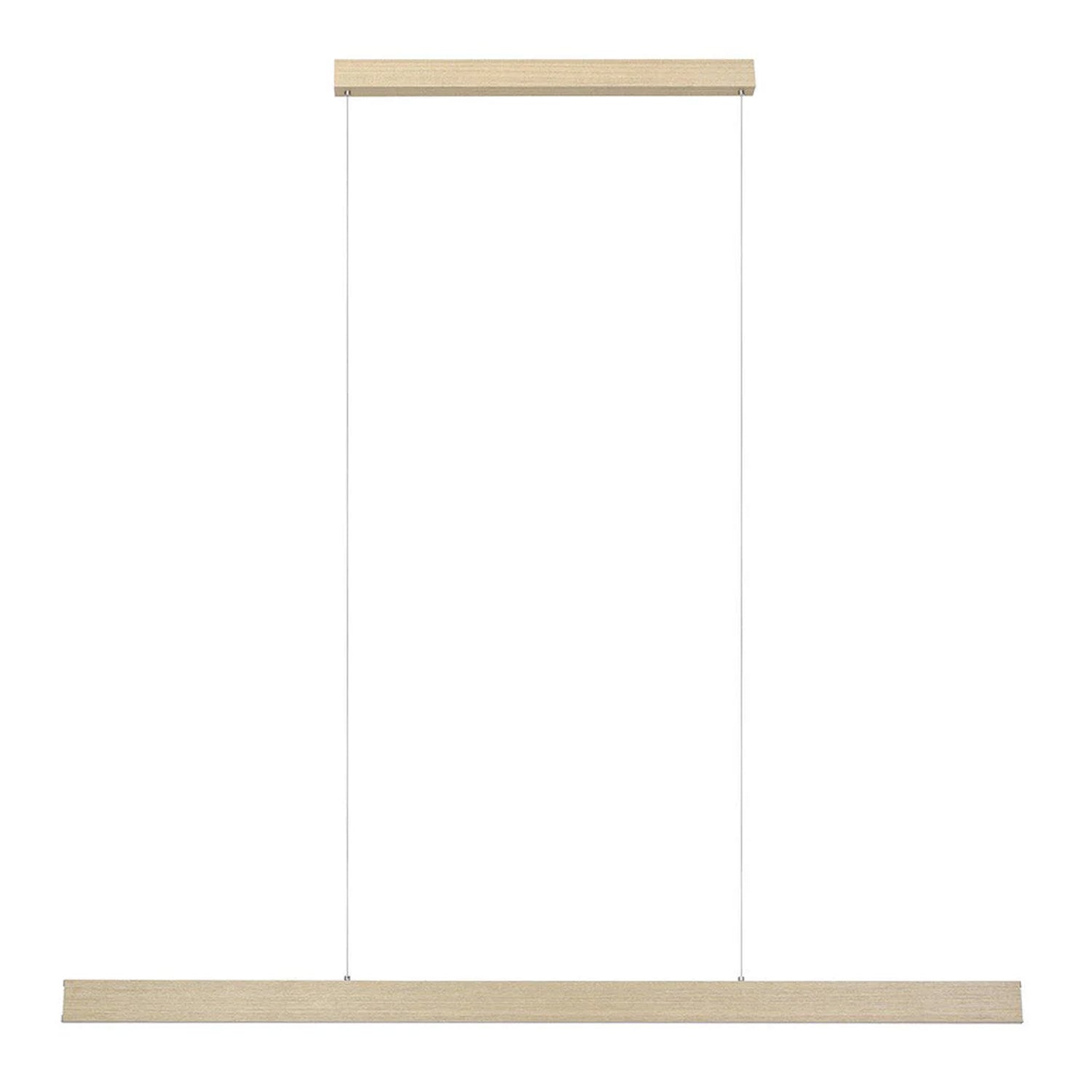 Climene 3 LED Pendant Light 1800mm in Oak - The Lighting Outlet NZ