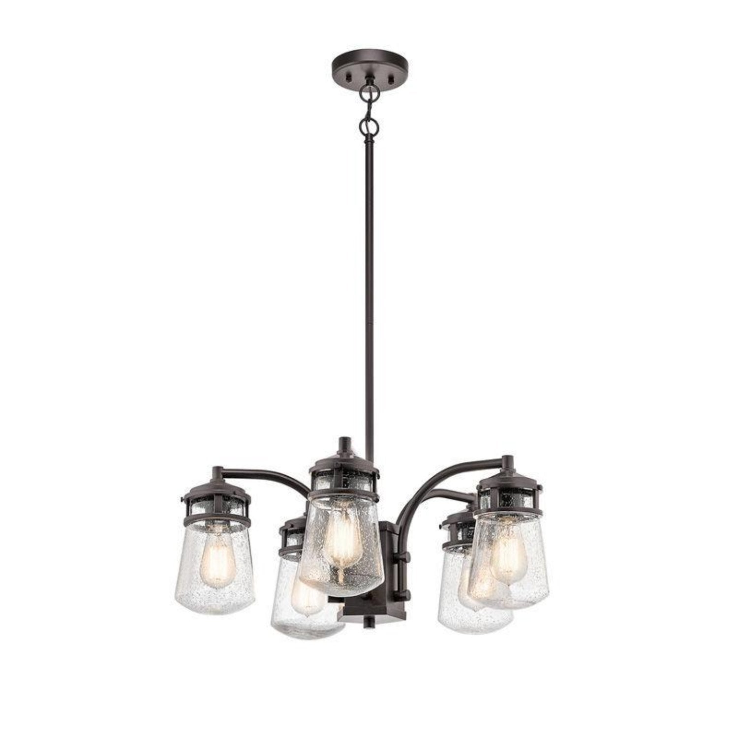 Elstead Lyndon 5Lt Outdoor Chandelier E27 in Architectural Bronze