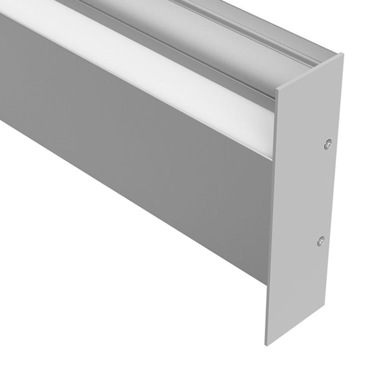 24mm x 83mm LED Channel 260 Slim Wall Mount Profile in Silver - The ...
