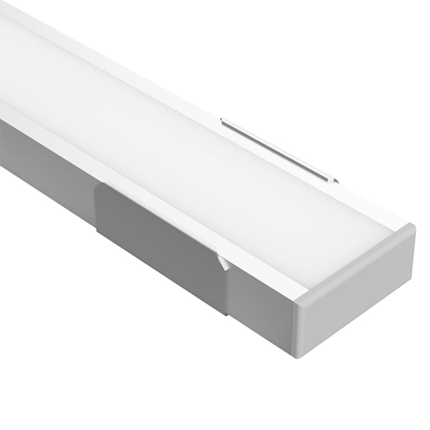 16mm x 6mm LED Channel 450 Slim Surface/Recessed Profile in Silver ...