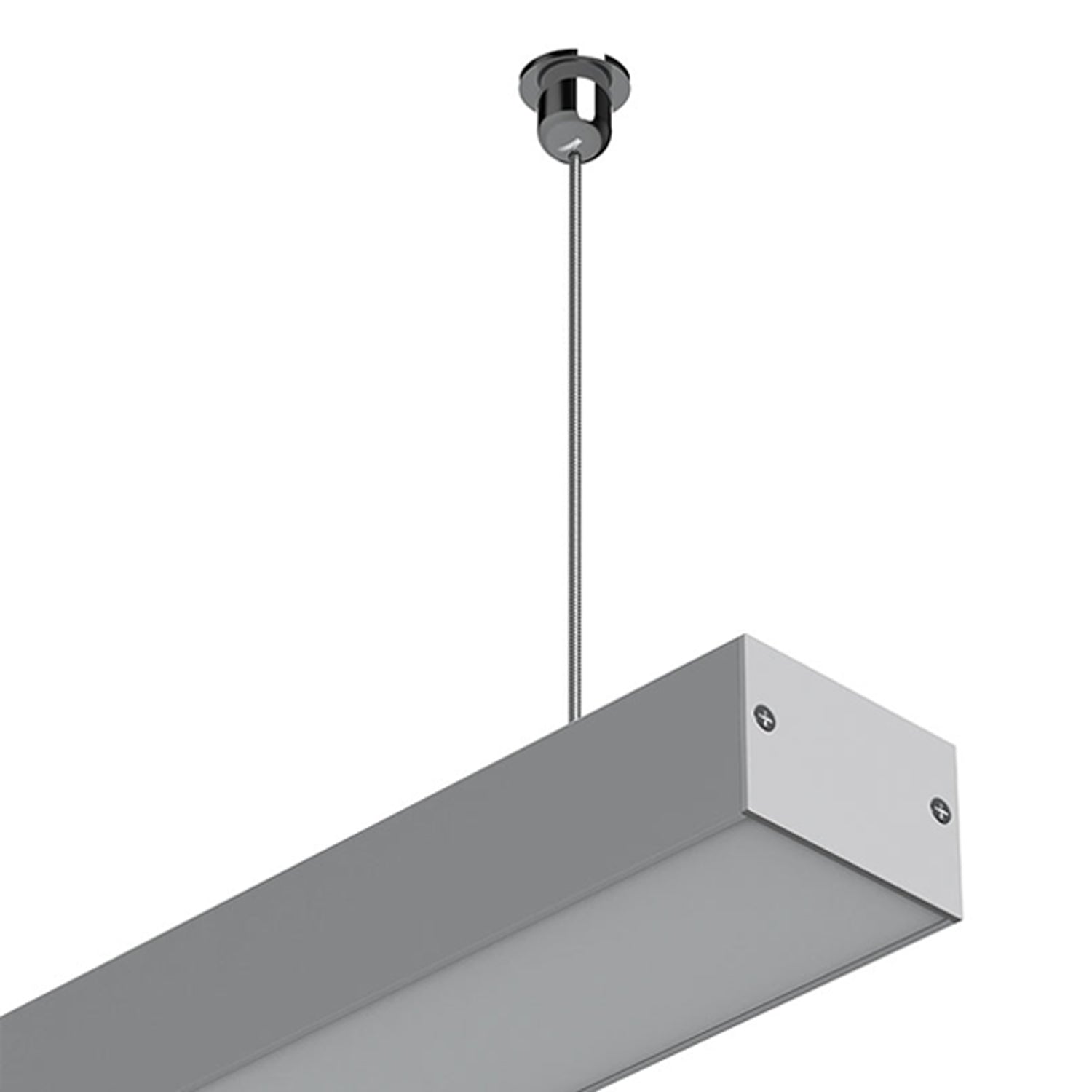 35mm x 25mm LED Channel 590 Large Suspended/Surface Mount Profile in S ...