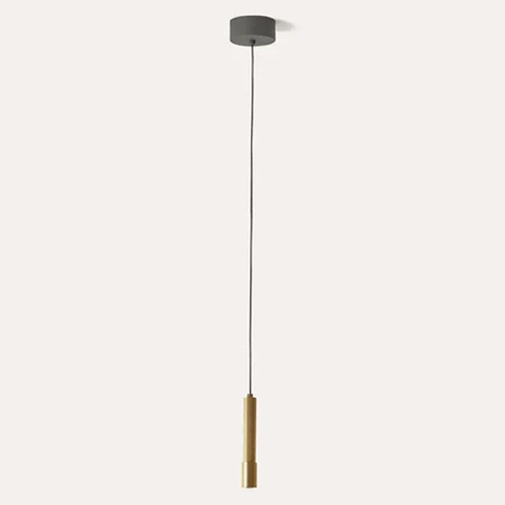 Ycro LED Pendant Light 8w Matt Black, Matt Brass - The Lighting Outlet NZ