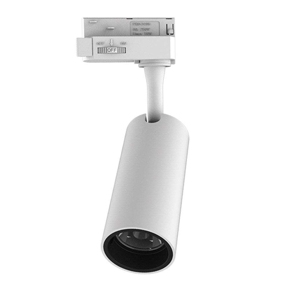 Single Circuit Led Track Light 20W In Black Or White - The Lighting ...