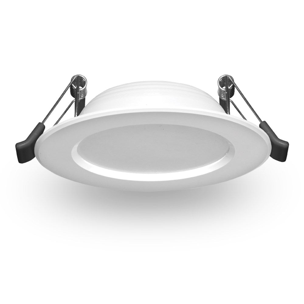 90mm LED Downlight 12w White CCT AT9034/WH/TRI Atom Lighting - The ...