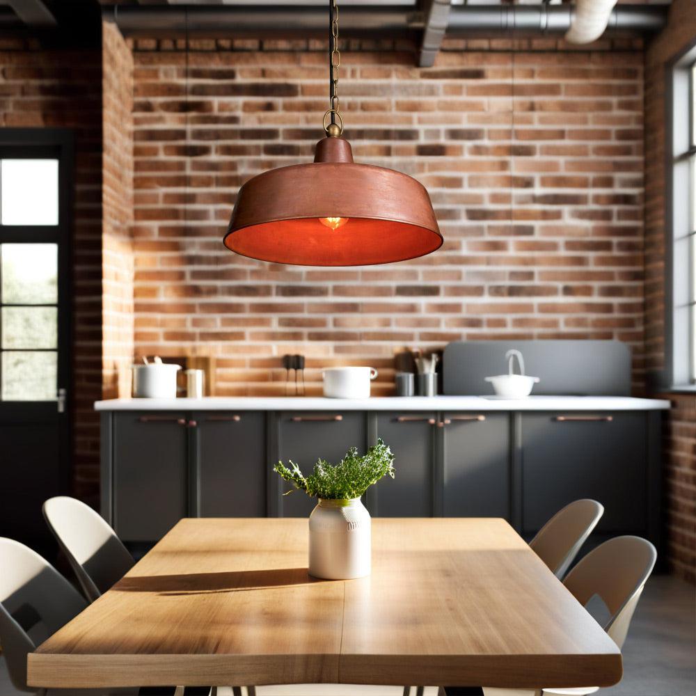 Deksel Pendant Light in Matt Aged Copper CLA Lighting - PL-DEKSEL03 ...