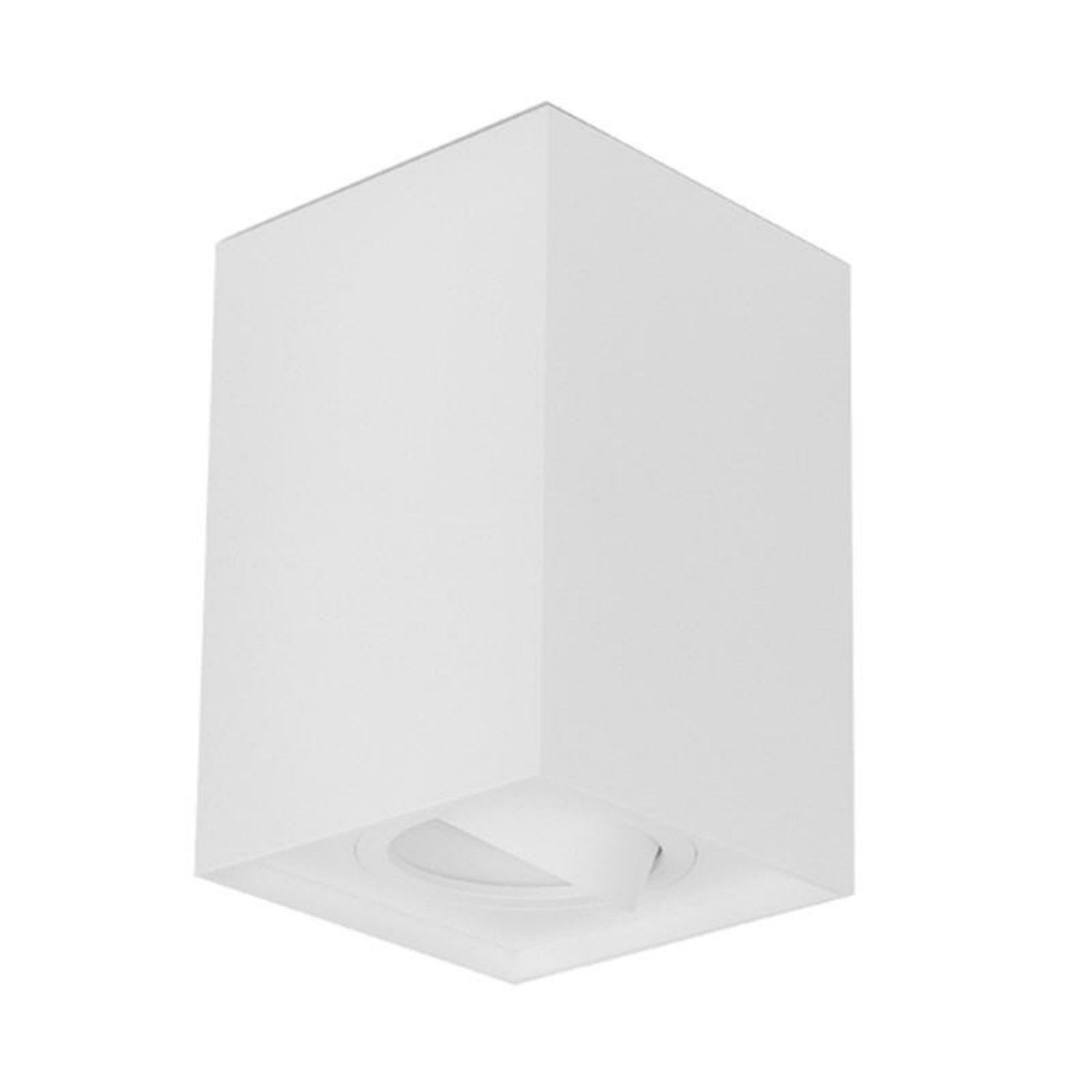 Surface Mounted Square Led Gimbal Downlight 1Xgu10 In Matte Black Or M ...