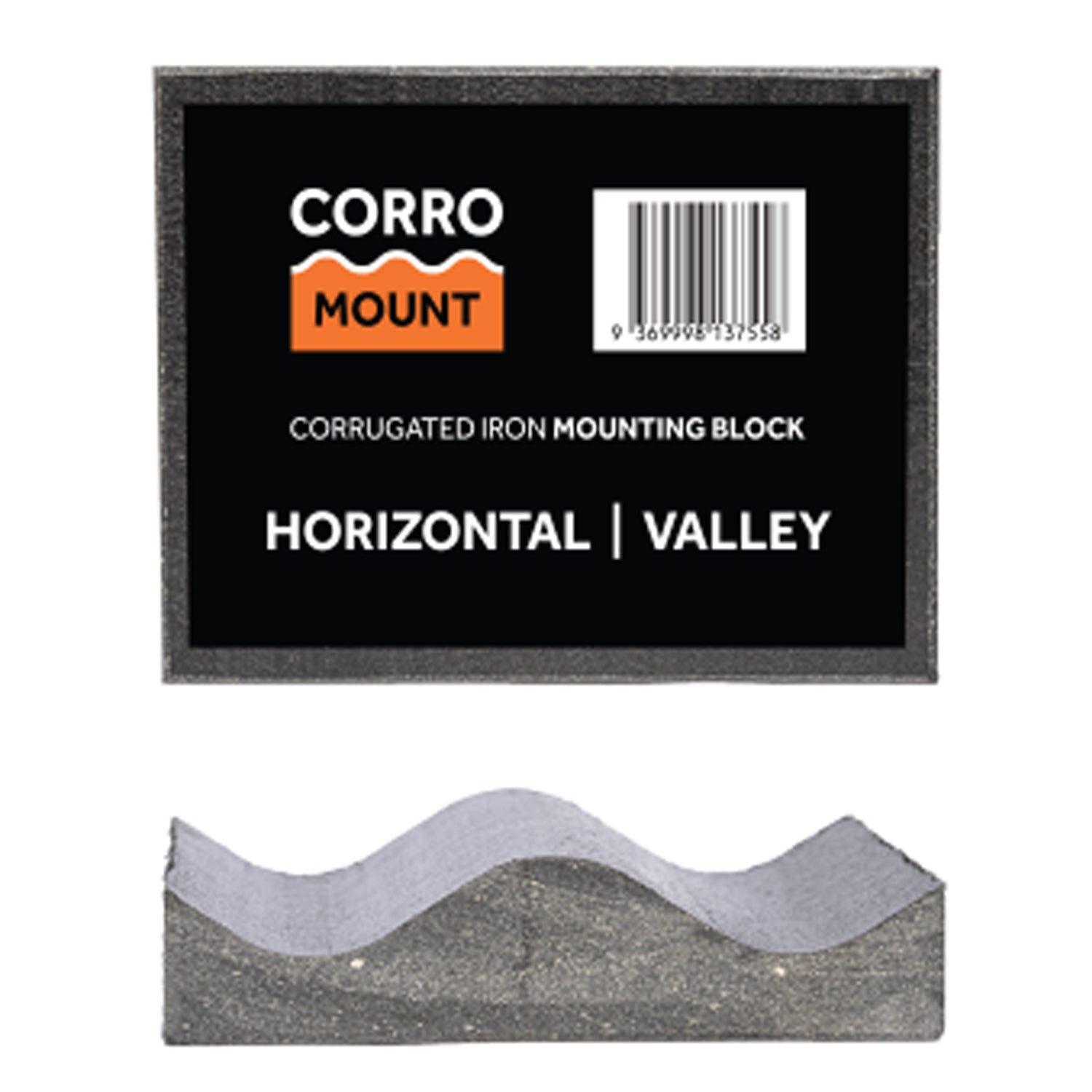 Corromount Rectangle Mounting Block In Ridge Or Valley Design - The ...