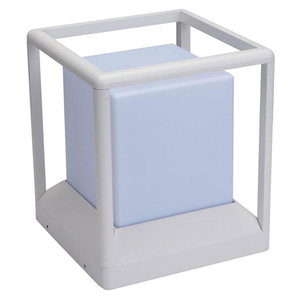 Pilla-Cube Outdoor Pillar Mount Light 1Lt Black, White - The Lighting ...