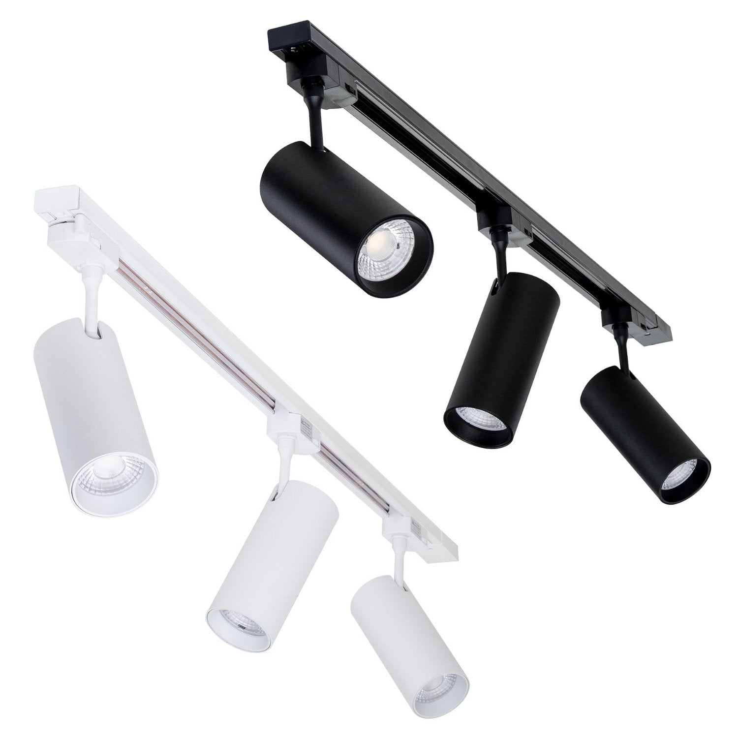 LED Track Light 15w Tri Colour in Matt Black or Matt White Havit Comme ...