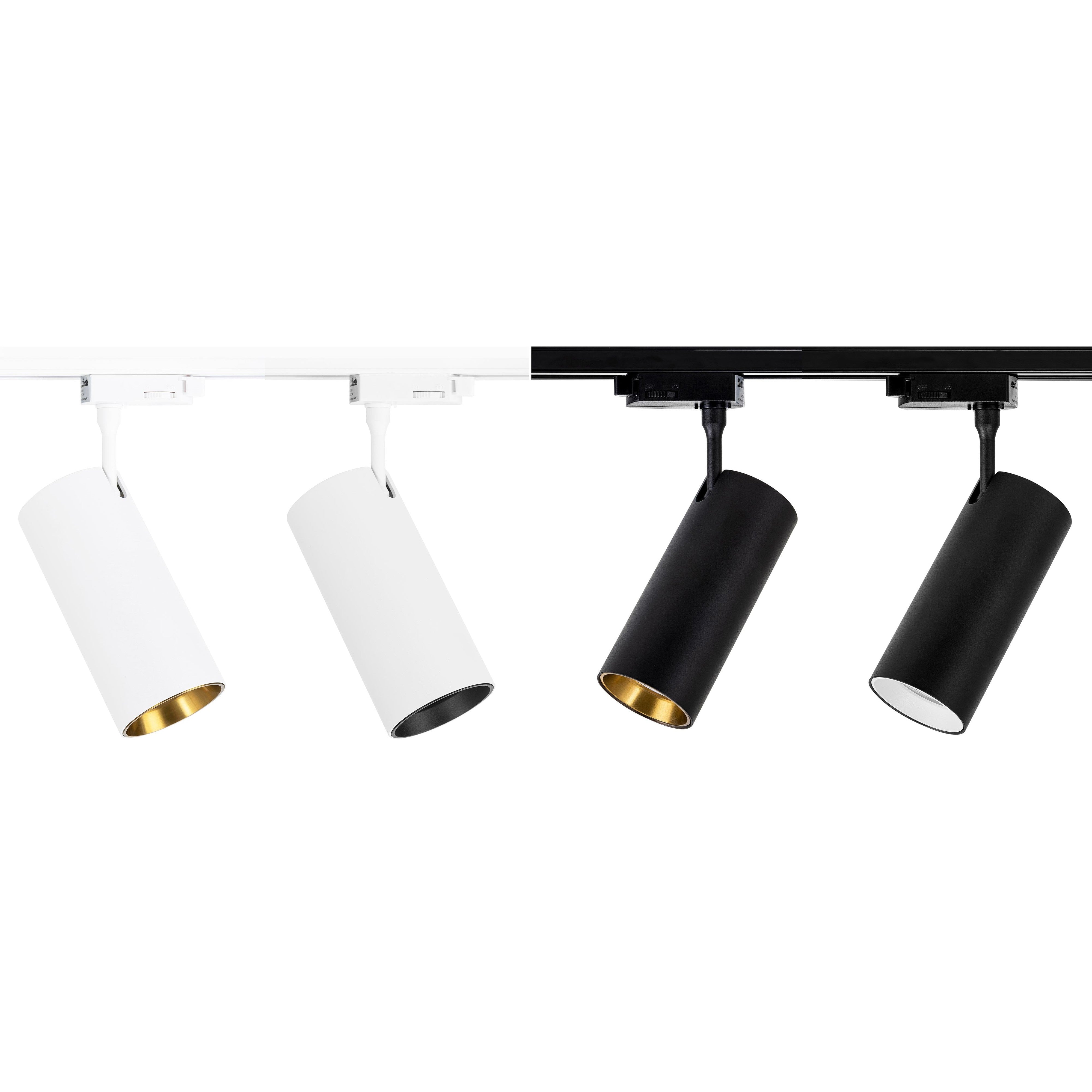 LED Track Light 15w Tri Colour in Matt Black or Matt White Havit Comme ...