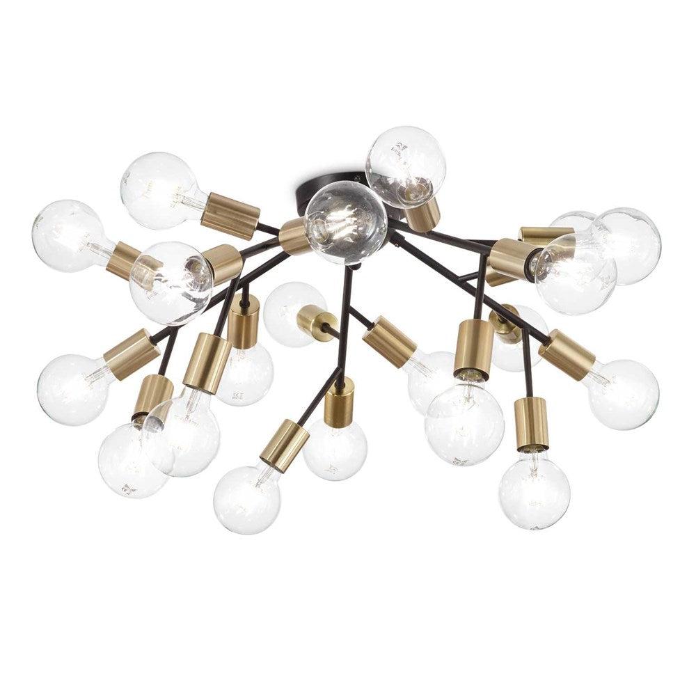 Spark 20Lt Ceiling Light in Matt Black - The Lighting Outlet NZ