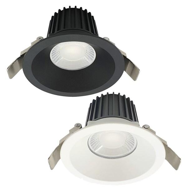 90Mm Led Downlight Cct 12W Dimmable In Black Or White - The Lighting ...