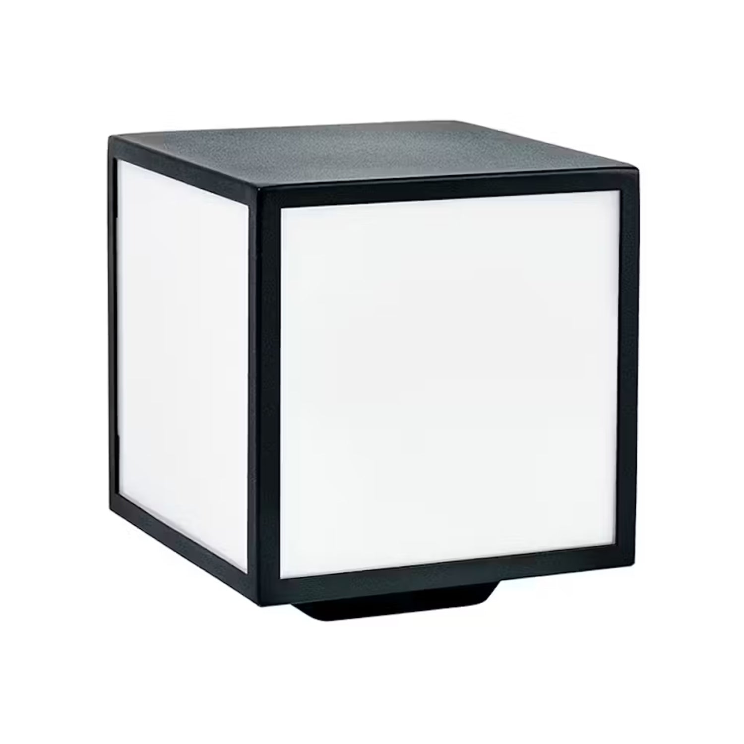 Lofoten Pillar Mount Light In Black & Opal - The Lighting Outlet NZ