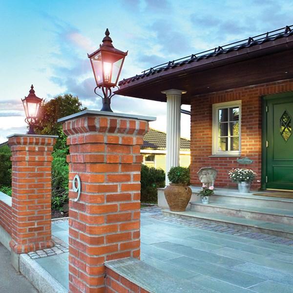 Chelsea Pillar Light 1Lt in Copper - Small - The Lighting Outlet NZ