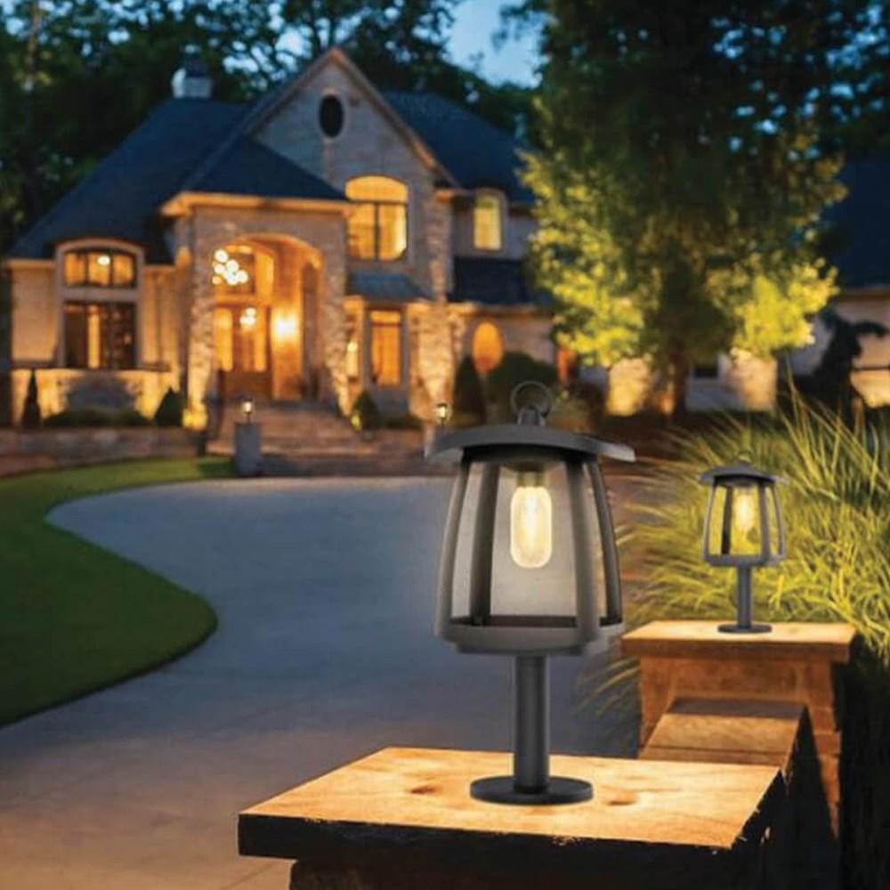 Solar Heritage Tungsten Pillar Light 4000k - The Lighting Outlet NZ