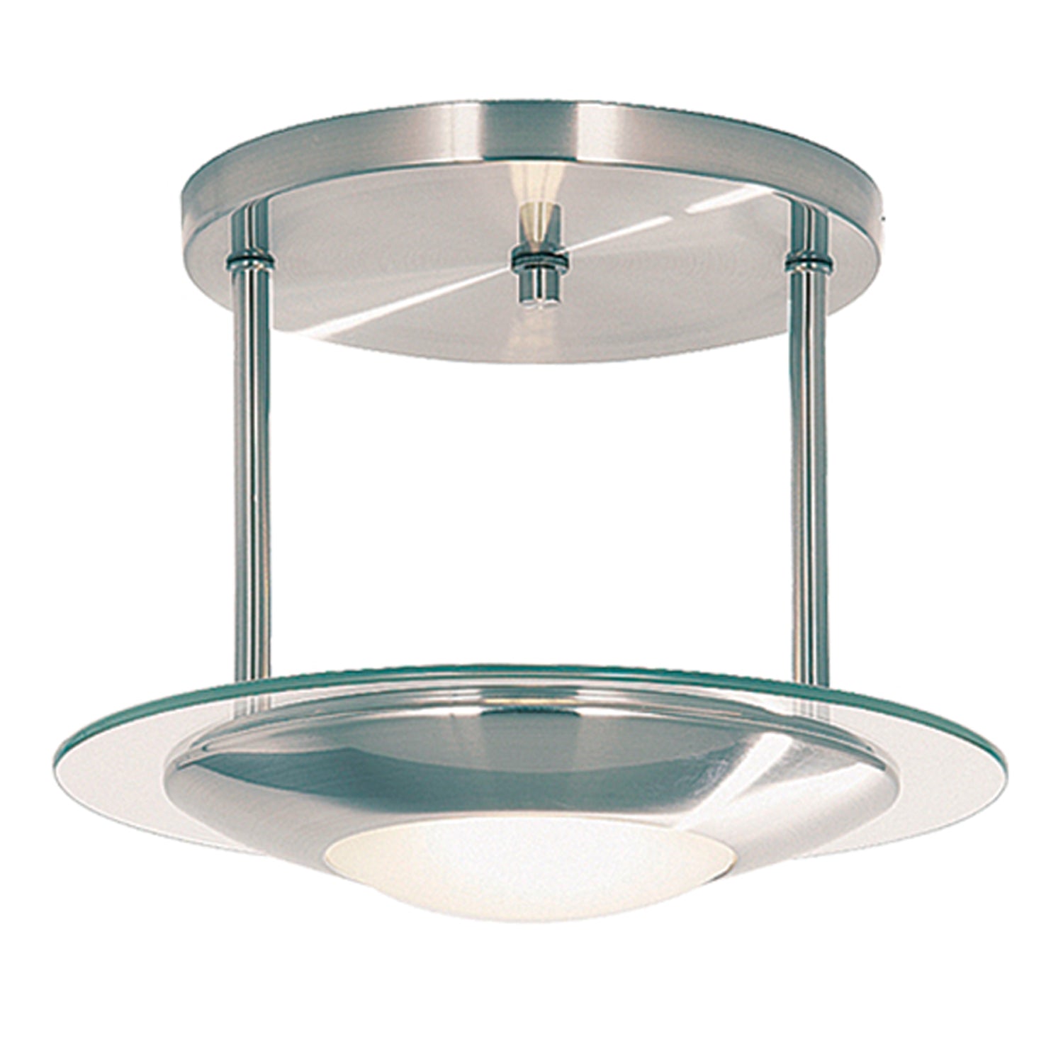 Adeline Up & Down LED Ceiling Light 12w in Antique Brass, Satin Chrome ...