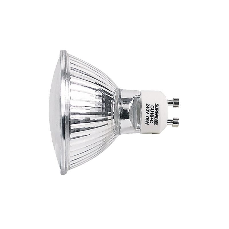 GU10 Halogen Lamp 35W/50W/75W 3000K in Aluminised Superlux Lighting ...