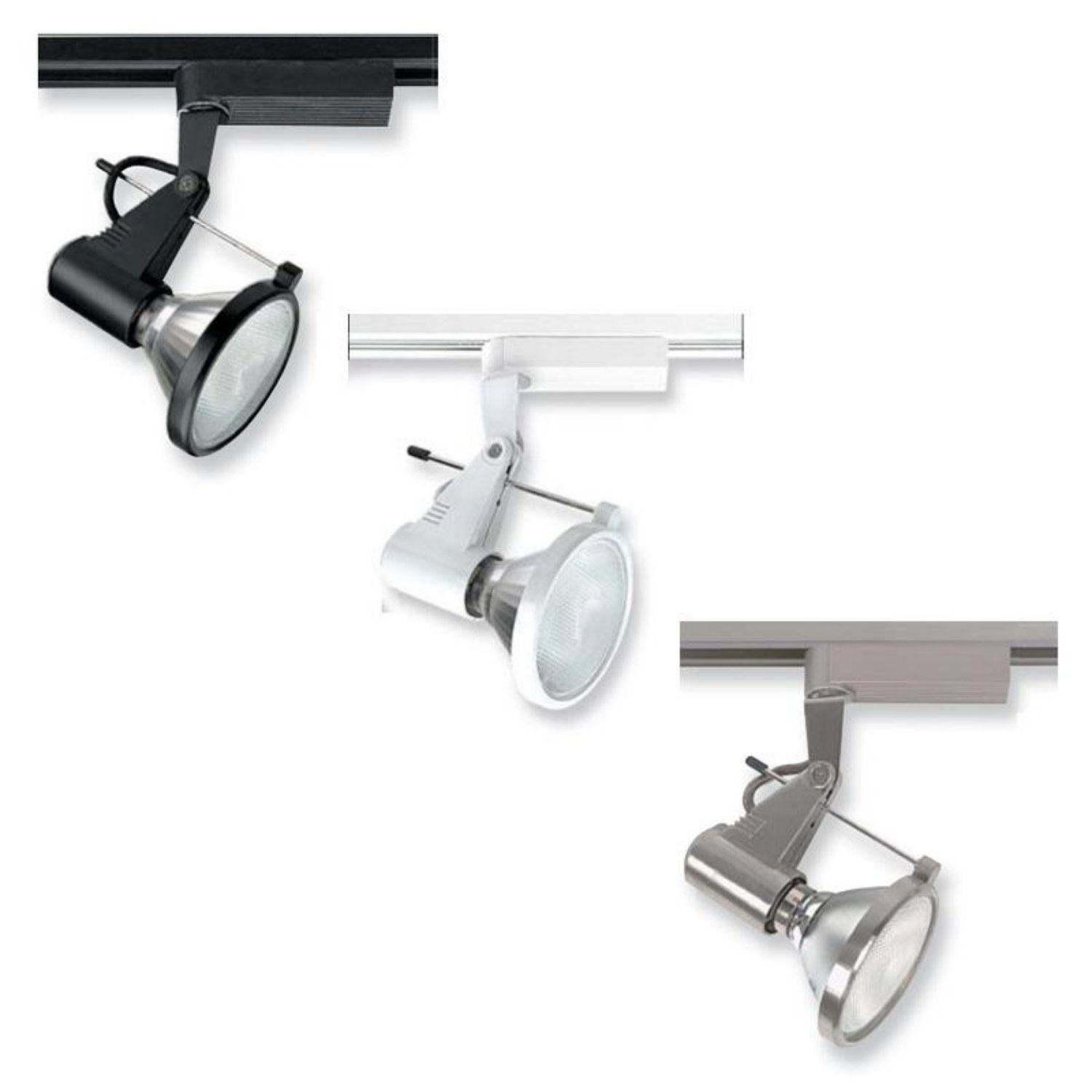 Tk Series - Halogen E27 Par38 Mains Voltage Tracklight Black, White Or ...