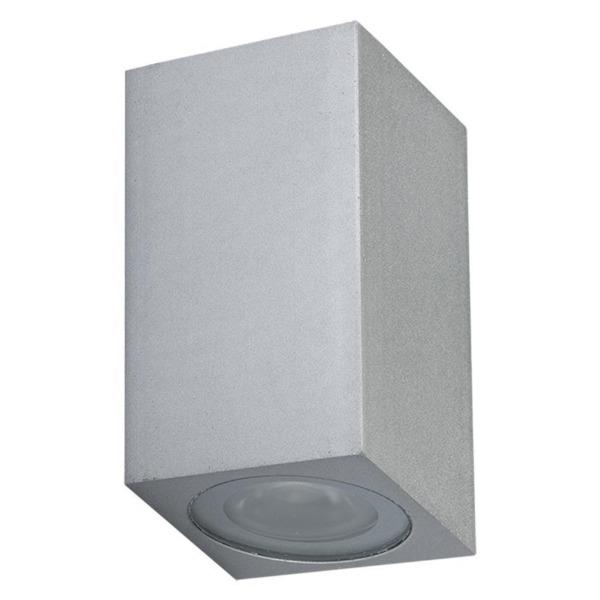 CUBIC-2 Two Way Outdoor LED Up/Down Wall Light Aluminium Domus Lightin ...