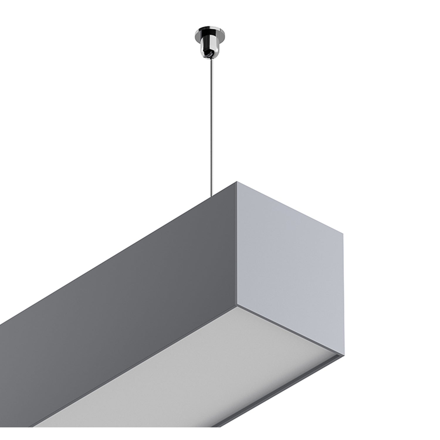 50mm x 50mm LED Channel 920 Direct/In-Direct Suspended Profile in Raw ...