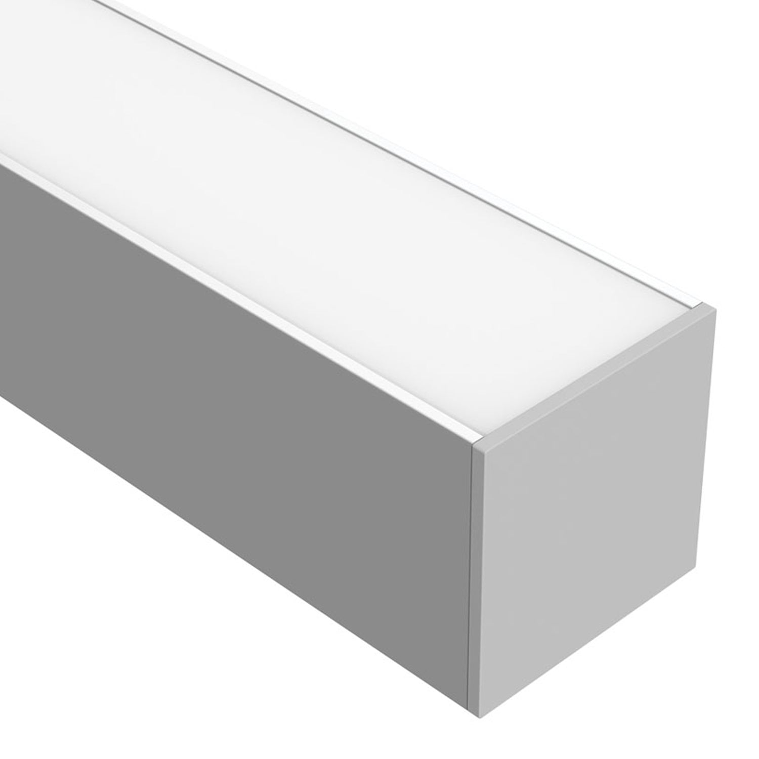 20Mm X 20Mm Led Channel 820 Surface Mounted Profile In Black Or Silver ...